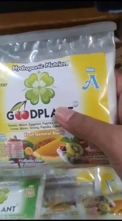 Pupuk Nutrisi Hidroponik AB MIX BUAH GOODPLANT Untuk TOTAL PEKATAN 1 ...