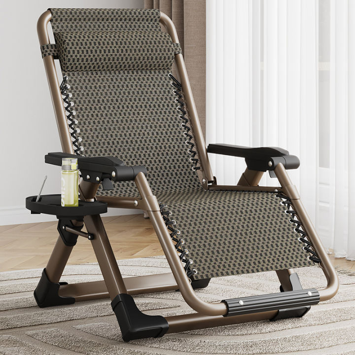 Foldable Recliner Chair Portable Afternoon Nap Backrest Chair Office ...