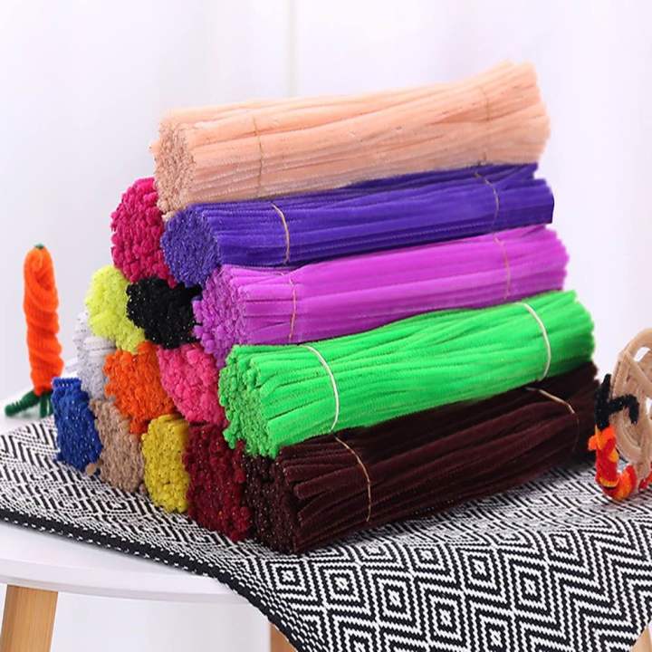Set 50-100dây kẽm nhung lông làm hoa handmade, đồ thủ công sáng tạo quà ...