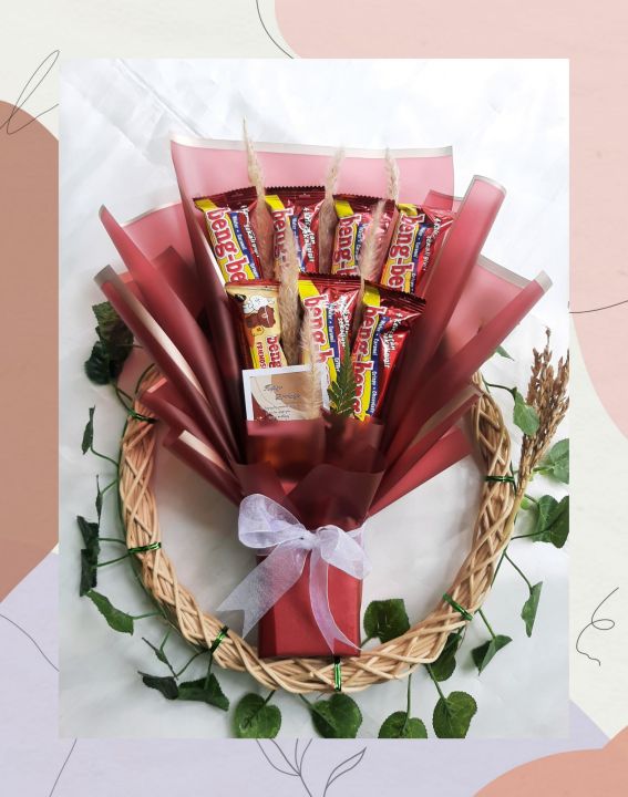BUKET COKLAT | ISI 6 BUKET BENG BENG | BUKET SNACK| BUKET HADIAH ...
