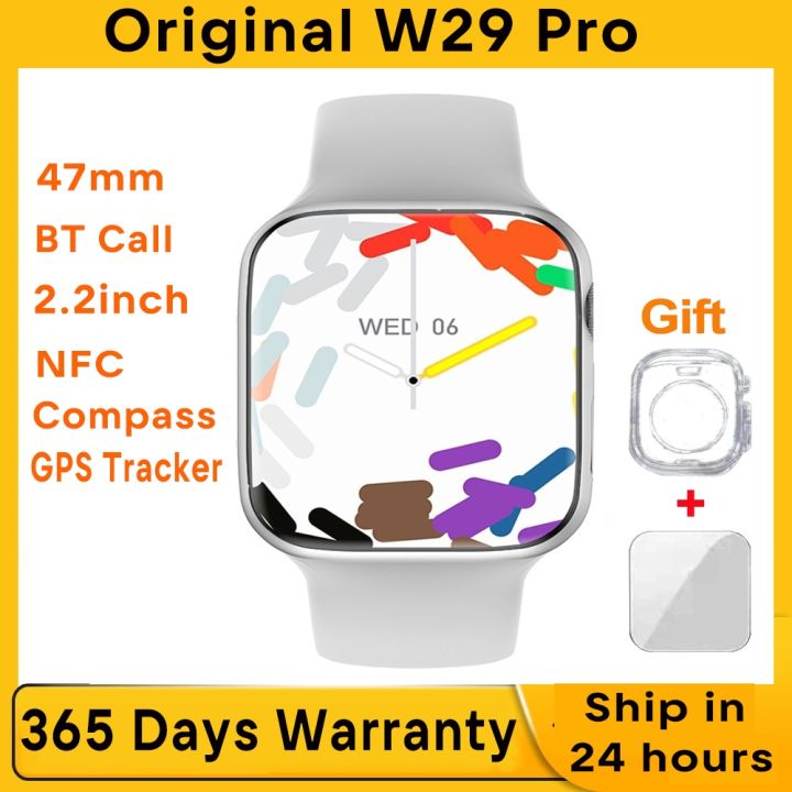 Microwear W29 Pro Smart Watch 9 Pro 47mm 2.2'' Compass NFC ECG GPS ...