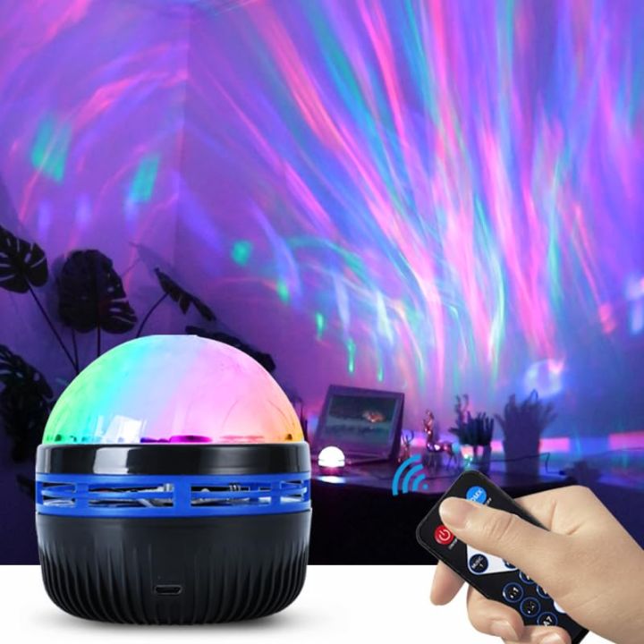 Aurora Borealis Sky Projection Lamp Dynamic Water Ripple Projection ...