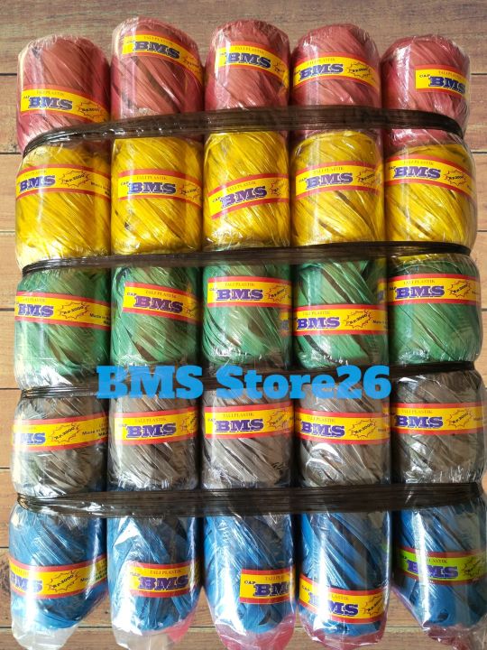 Tali Rafia Eceran 2000 - Tali Rafia BMS - 1 Ball Isi 50 Pcs | Lazada ...