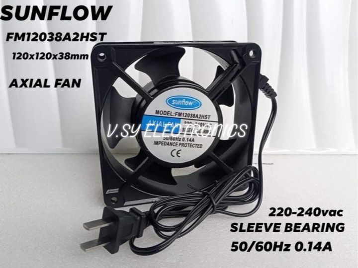 1 -Pc FM12038A2HST SUNFLOW 220/240AC volts blower rotary exhaust AXIAL FAN | Lazada PH
