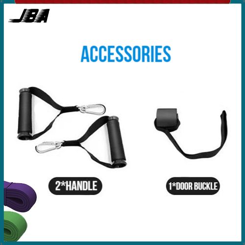 JBA Resistance Band Accessories Suit Include Handles And Door Buckle ...