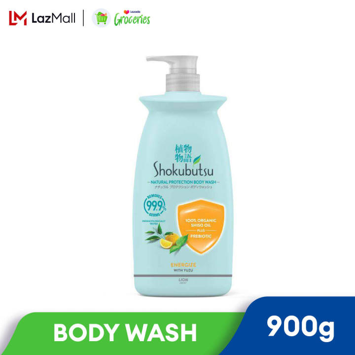 Shokubutsu Naturel Protection Body Wash Energize With Yuzu Bottle 900g ...