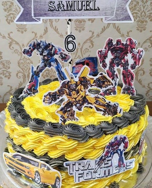 Topper Cake Transformers ( Custom Nama) | Lazada Indonesia
