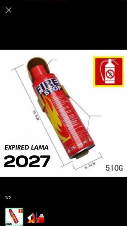 Alat pemadam api ringan apar mini firestop mobil 500 ml | Lazada Indonesia