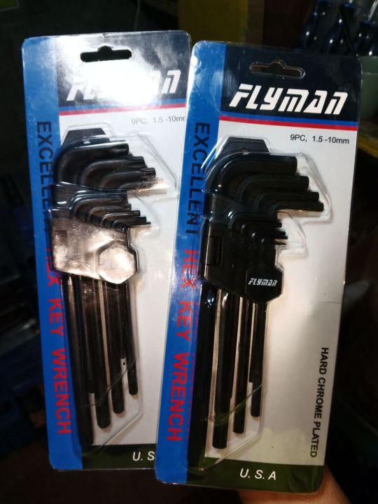 9pcs allen set orignal flyman heavy duty | Lazada PH