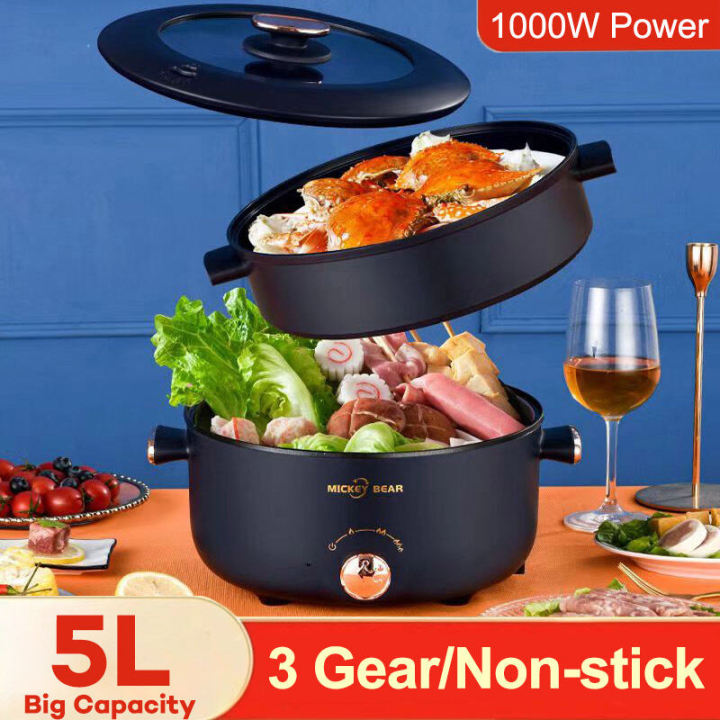 [Ready Stock]5L Electric Cooker Electric Pot Big Capacity Multi ...