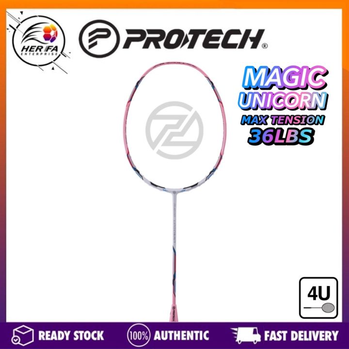PROTECH Magic Unicorn 4UG2 Badminton Rackets Max Tension 36 LBS | Lazada