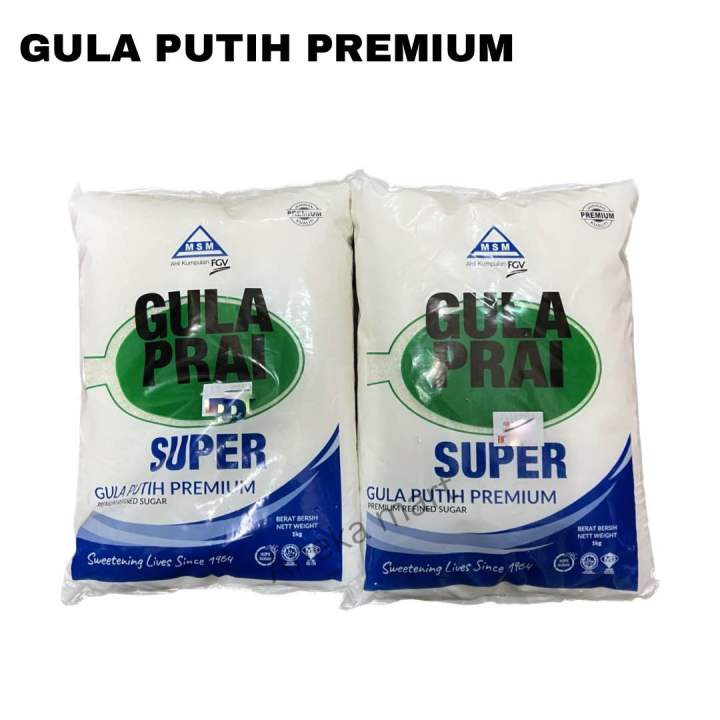 Gula Putih Premium/ Gula Prai/ Gula Packet/ White Sugar Premium【1kg ...