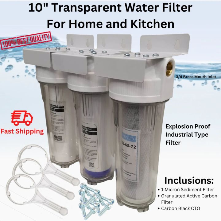 10'' Pre-filter Kitchen under sink whole house water filter | Lazada PH