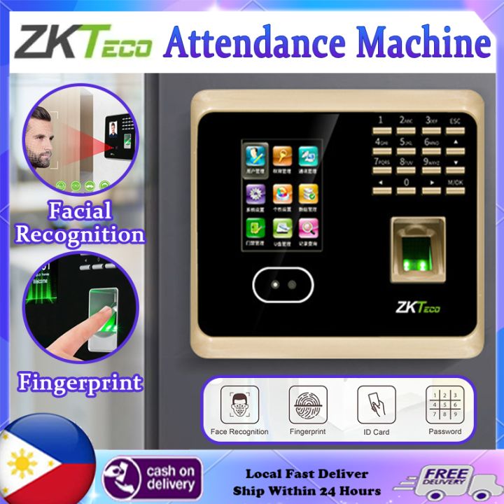 ZKTeco Attendance Biometrics Attendance Machine WIFI Office Time Recorder Employee Password ...