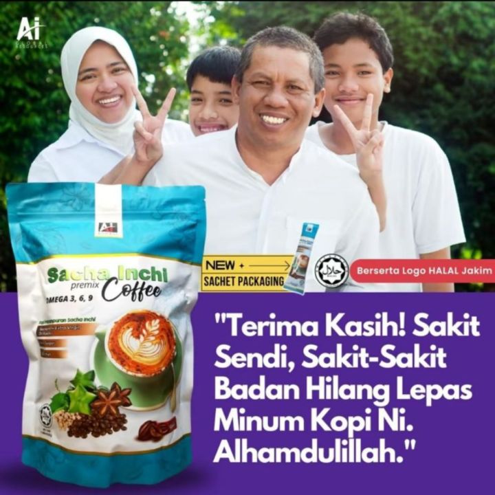 NEW PACK KOPI SACHA INCHI ORIGINAL | Lazada