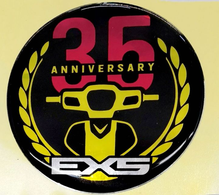 HONDA EX5 35TH ANNIVERSARY STICKER LOGO TIMBUL (EPOXY) | Lazada