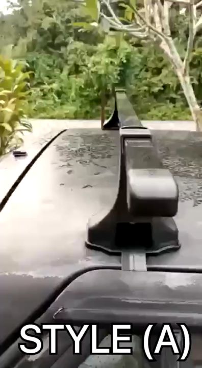 TOYOTA AVANZA Car Roof Top Cargo Carrier Rack Luggage Rail Bar Rak ...