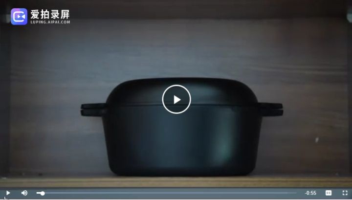 26 cm /5L Cast Iron Pot with Frying Pan, 2in1 Dutch Oven Large - 5L ...
