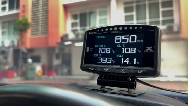 เกจวัด Lufi X1 เมนูภาษาอังกฤษ ZD OBD2 Smart gauge Global วัดความร้อน วัดความเร็ว วัดแบต ฯลฯ ...