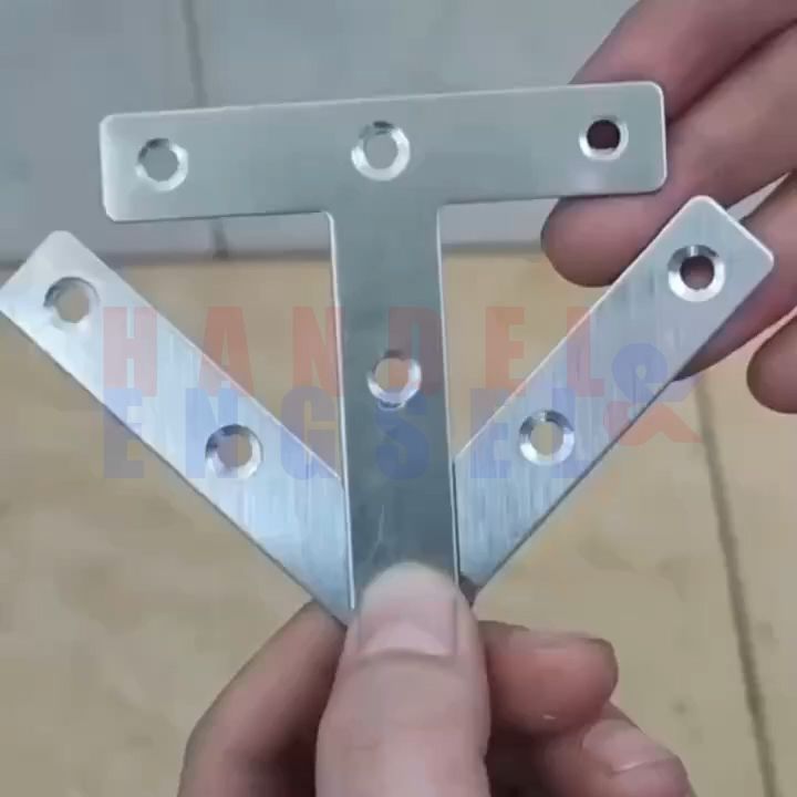 Plat Siku L Segitiga Konektor Siku L Connector sambungan Stainless (Isi ...