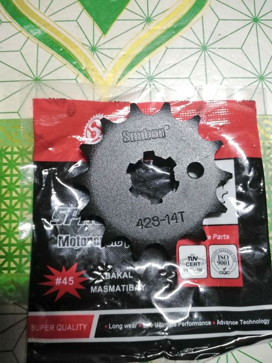 Engine sprocket for yamaha YTX, STX, RS 110, Sniper 135/150,155 | Lazada PH