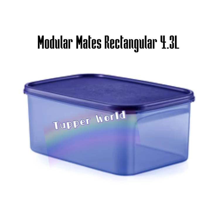 Tupperware Rectangular Modular Mates 4.3L (1) | Lazada