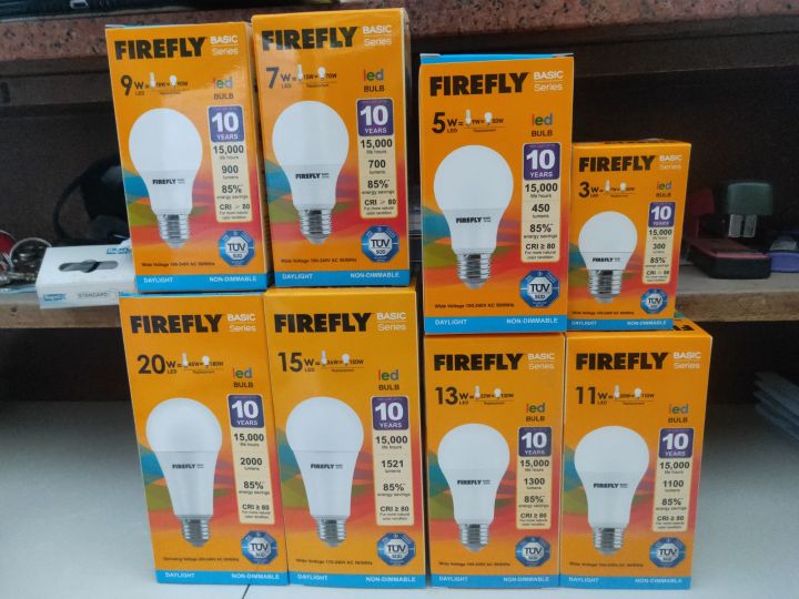 FIREFLY LED BULB 3w 5w 7w 9w 11w 15w 20w | Lazada PH