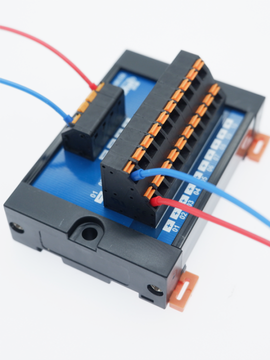 Spring Loaded Straight Insert Terminal Block for Electrical Cabinet ...