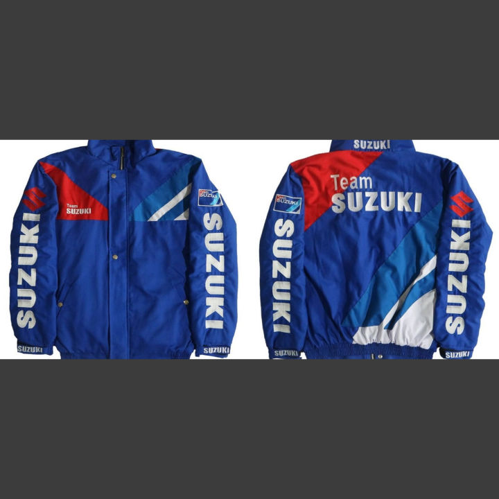 JAKET TEAM SUZUKI BIRU | Lazada Indonesia