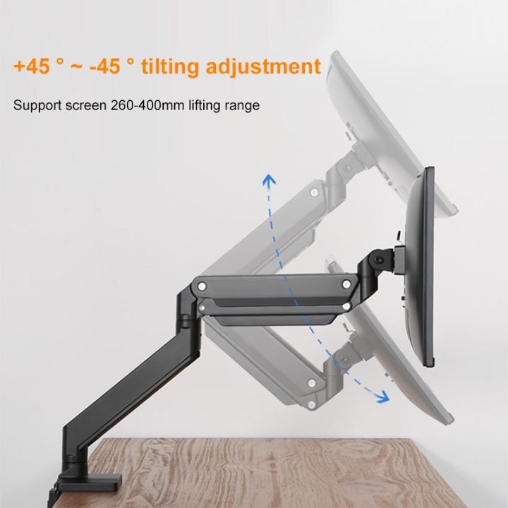 Monitor Arm Desktop Mount Bracket 17-32” Bearing 10kg 360° Multi ...