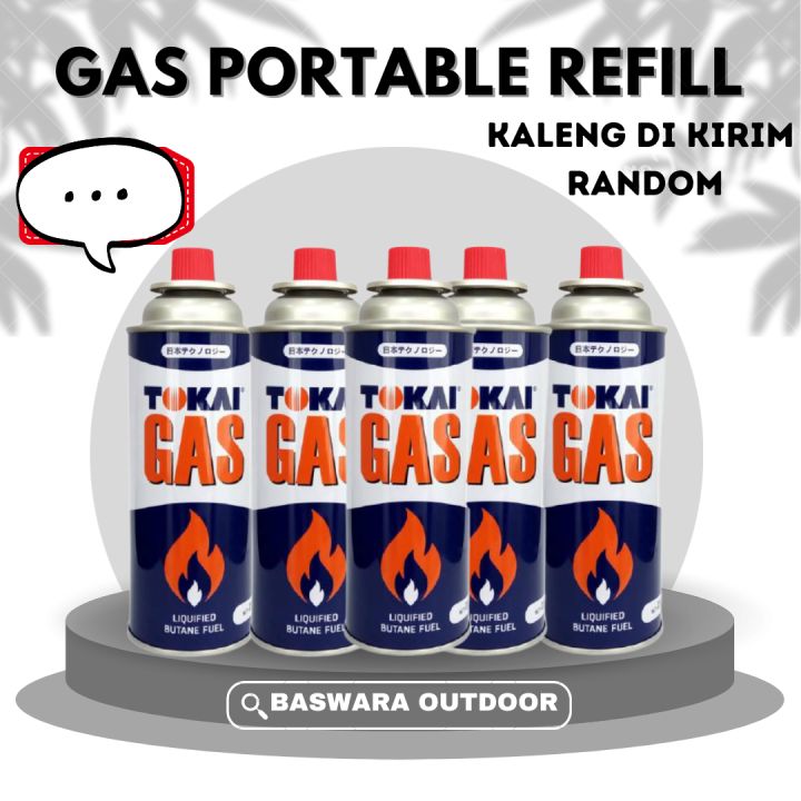 Gas Portable / Gas Kaleng / Gas Kompor Mini / Gas Camping ISI FULL ...