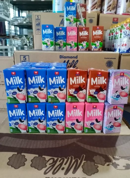 Susu UHT Diamond 125 ml per karton | Lazada Indonesia