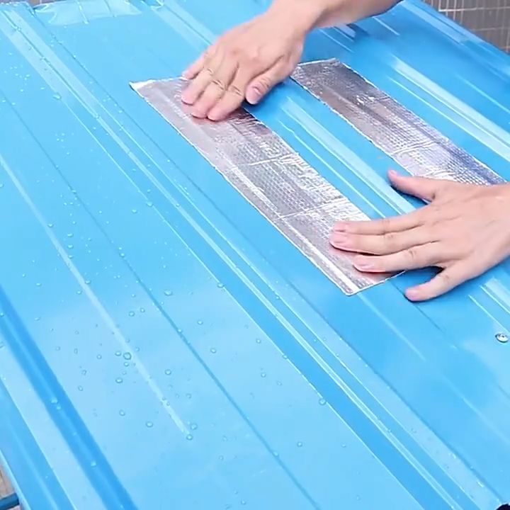 Aluminum Foil Butyl Tape Waterproof Seal Self-adhesive Steel Bungalow ...
