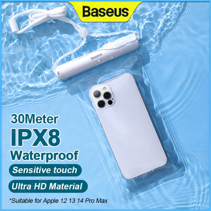 Baseus Waterproof Bag Anti-fog IPX8 Rating HD Transparent TPU Cotton ...