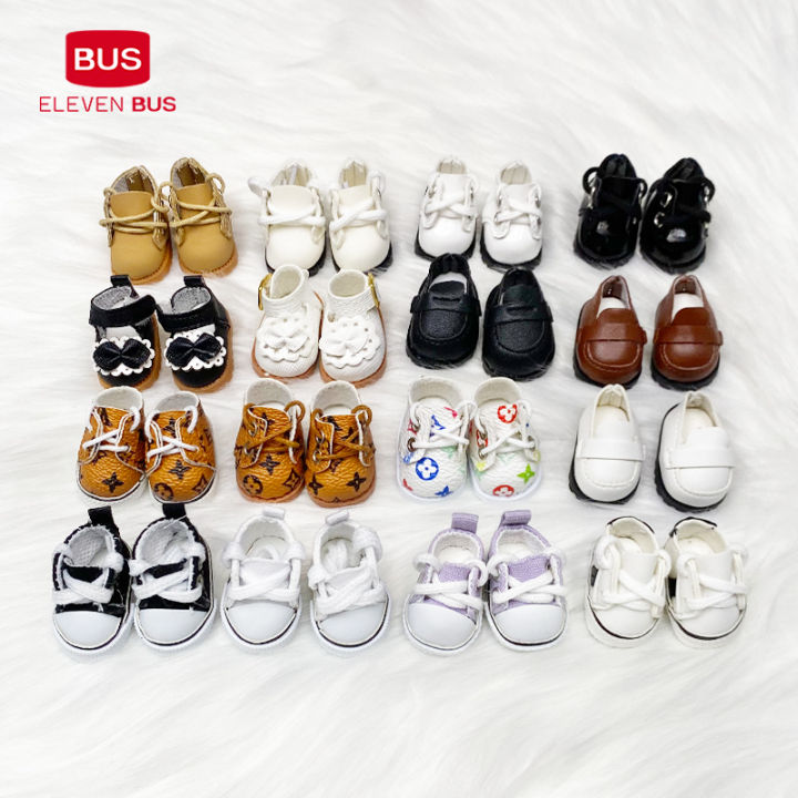 Labubu Doll Shoes Collection Keychain Version One Two Three Doll ...