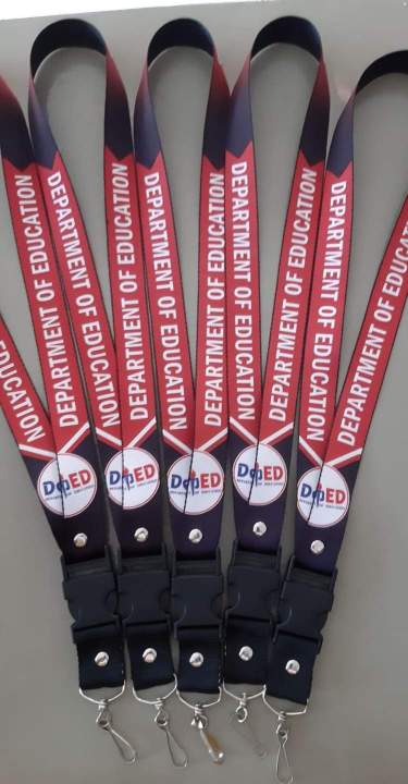 DEPED/ DEPARTMENT OF EDUCATION ID LACE LANYARD/RED | Lazada PH