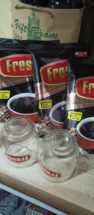 Kopi Fresco kemasan 158g Gratis Gelas cantik | Lazada Indonesia