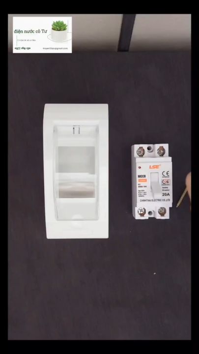 Hộp bảo vệ CB 2P aptomat ngắt điện 2P Vĩnh Hưng | Lazada.vn