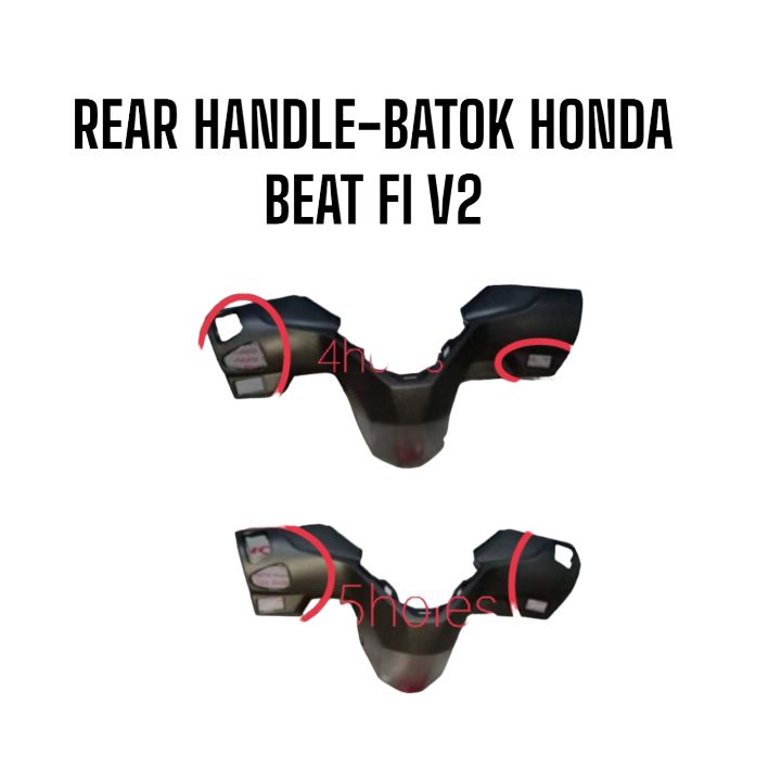 Original Rear Handle Cover/Batok Honda Beat FI V2 | Lazada PH