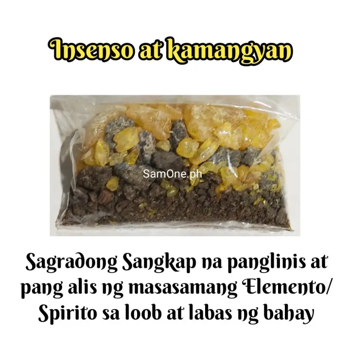 Insenso at Kamangyan (crushed/mixed)Mabisang pang tanggal ng masamang ...