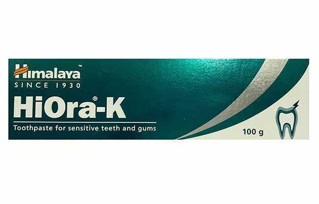 Himalaya HiOra-K Toothpaste 100g.(ยาสีฟันลดอาการเหงือกร่น เสียวฟัน ...