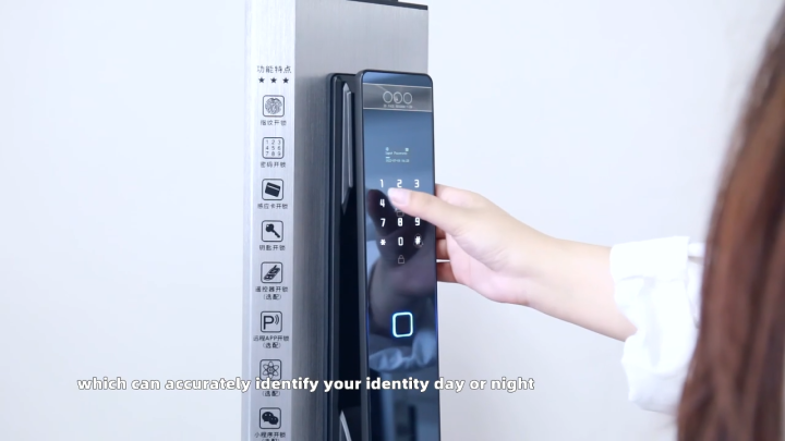 3D Facial Recognition Smart Lock - WiFi Door Lock with Camera, Fingerprint Scanner, Keypad, App ...