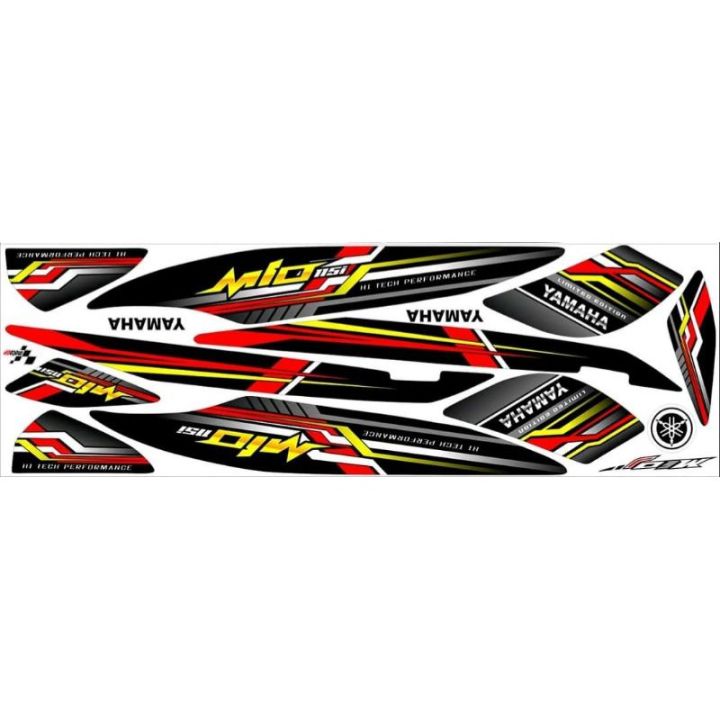 sticker striping yamaha MIO J variasi combinasi pilihan warna | Lazada ...