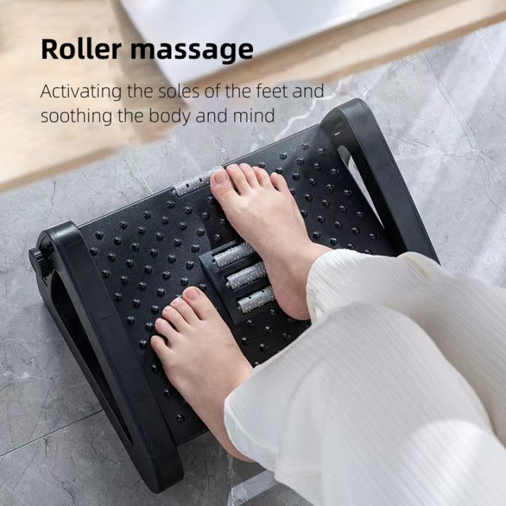 Foot Rest for Under Desk at Work, Ergonomic Under Desk Footrest ...