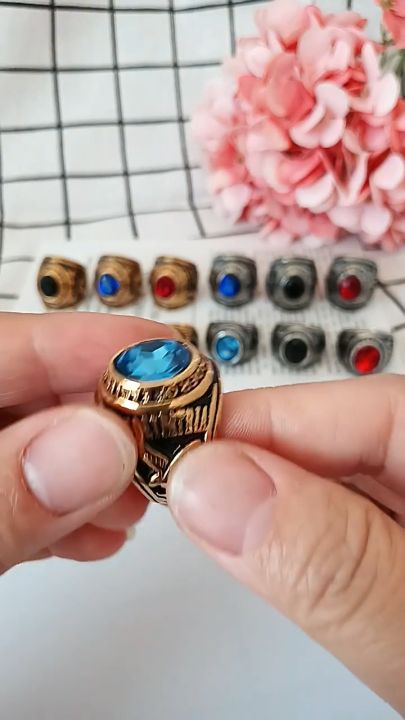 SM The Fraternal Eagles Ring for Ate with Gem Stainless Steel Eagle ...