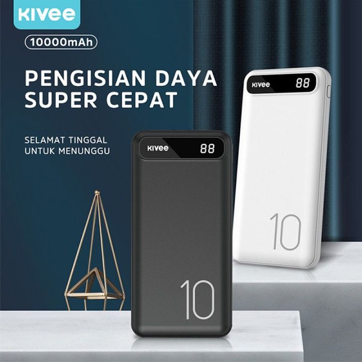 Power Bank Kivee LED Original 10.000mAh | Lazada Indonesia