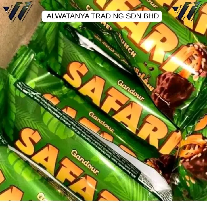Gandour Safari Caramel Crunch Arabic Chocolate Wafer Caramel Chocolate ...