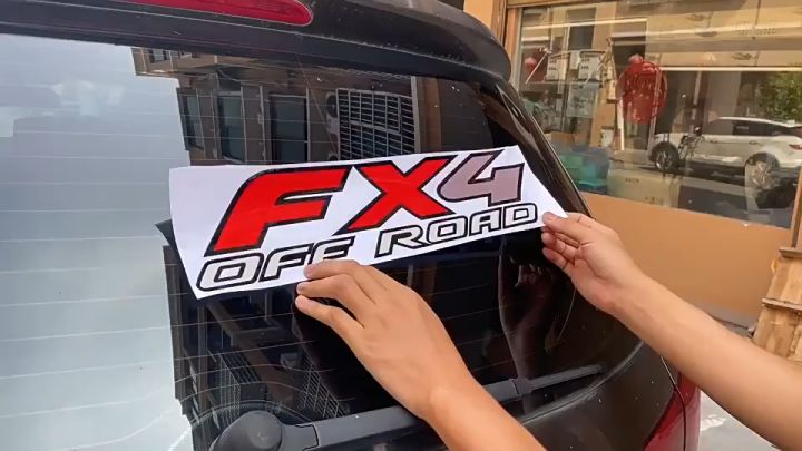 Sticker Stiker 4x4 Sticker Emblem Logo OFF ROAD 4WD Sticker Cutting 4 ...