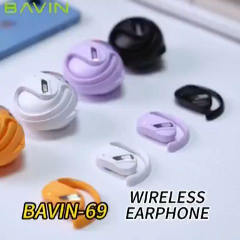 BAVIN BA69 TWS Bluetooth Earphones W/ Water Open Ear Sport Headphone ...