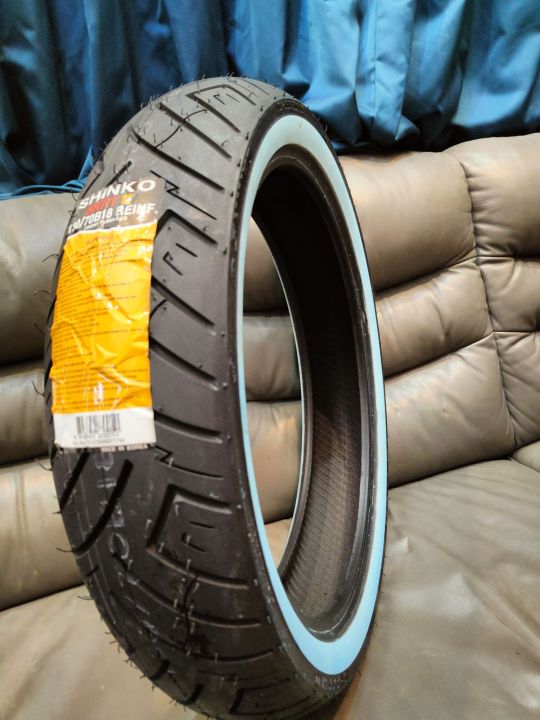 130/70B-18 SR777 White wall Tubeless Shinko made in Korea | Lazada PH
